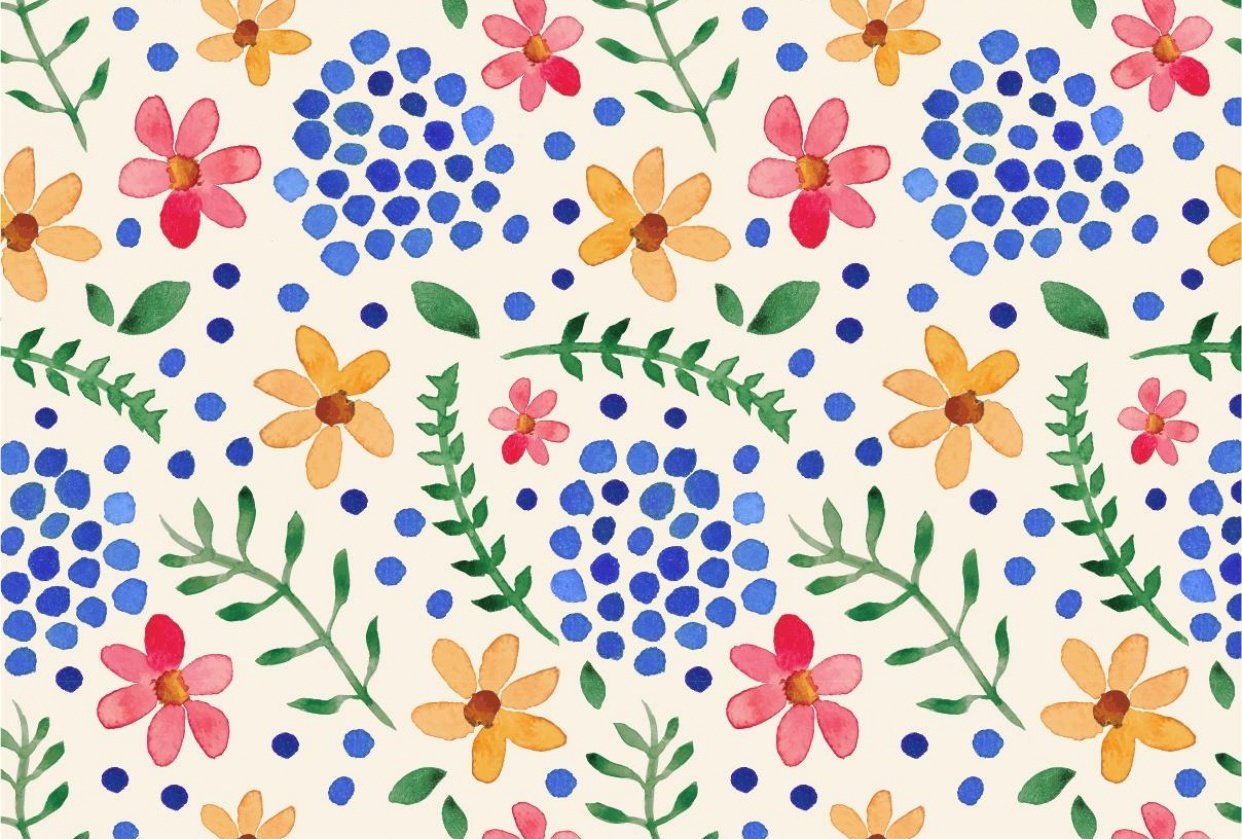 Flower pattern | Skillshare Student Project