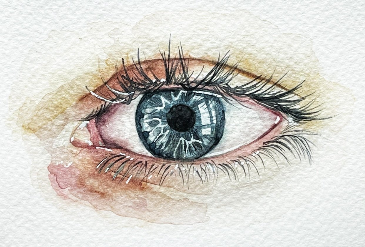 watercolor eye | Skillshare Student Project