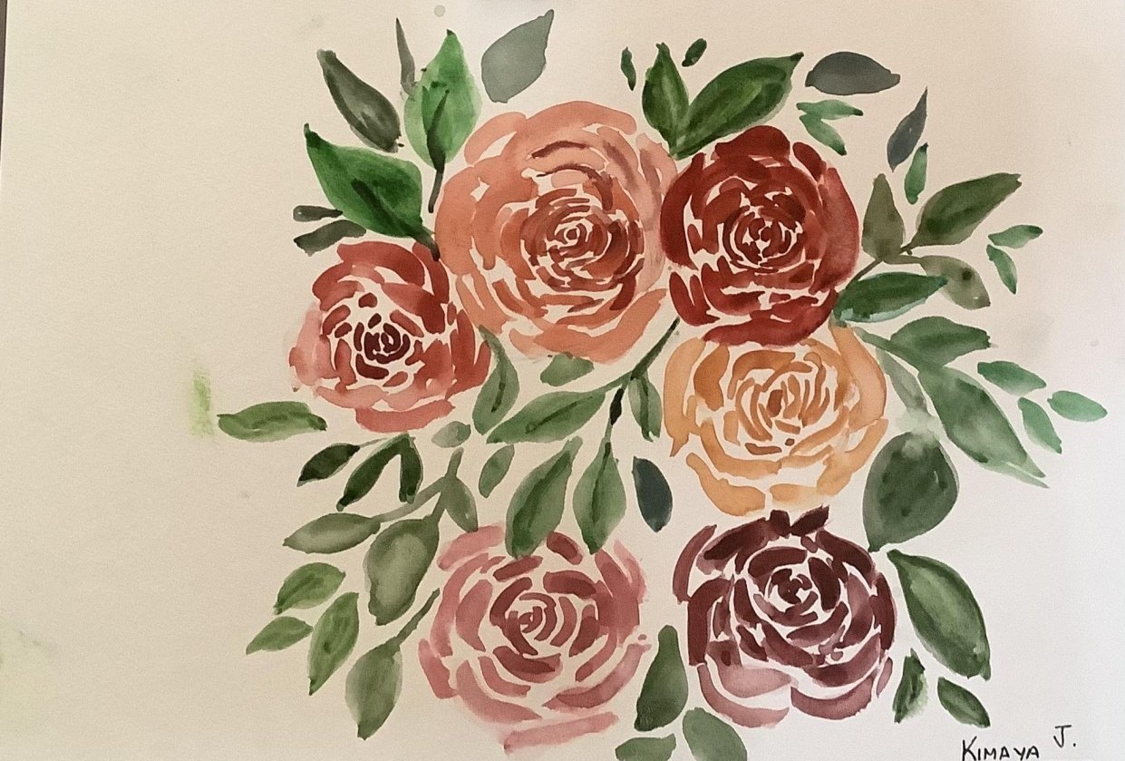 Floral Roses | Skillshare Student Project