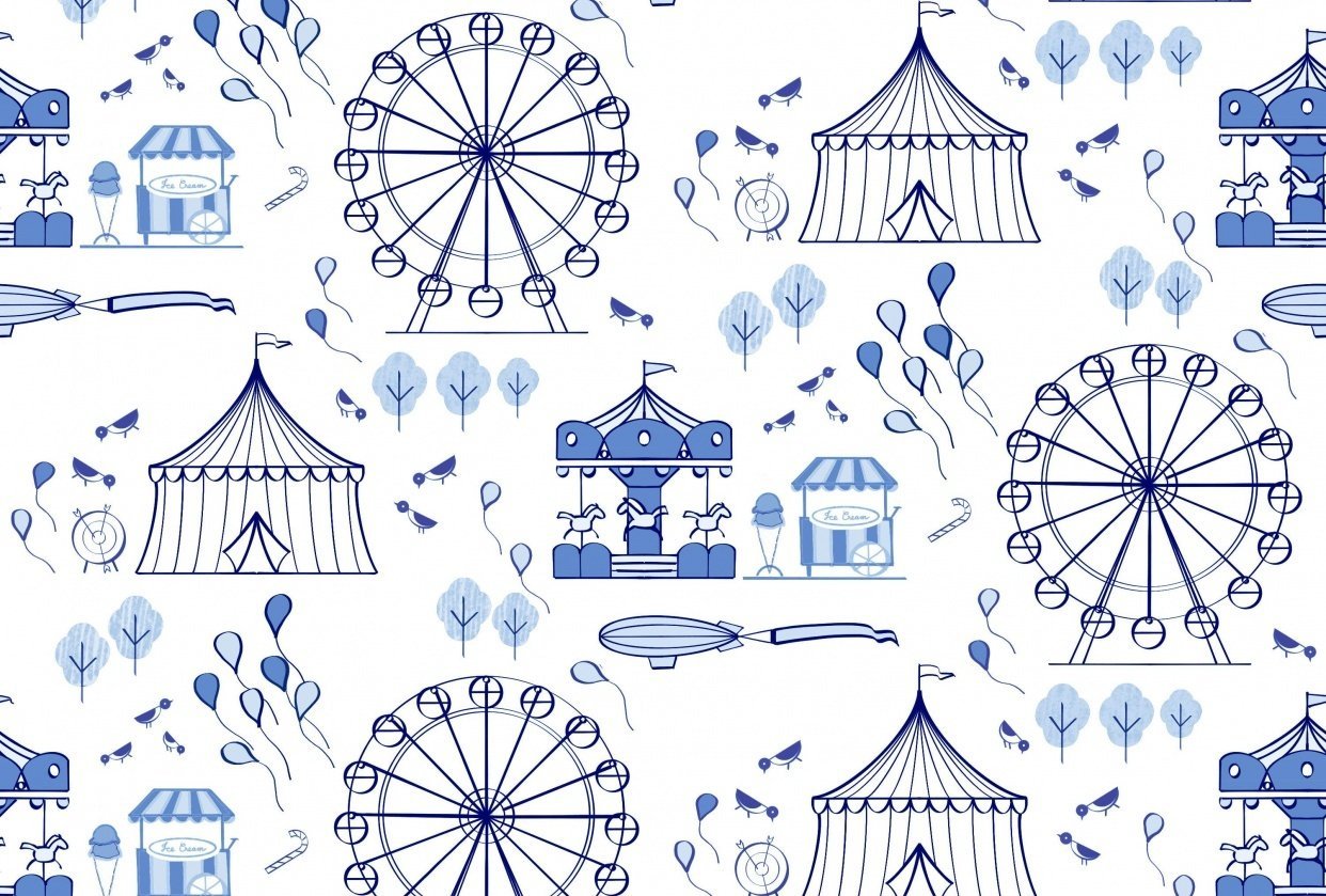 circus in blue | Skillshare Student Project