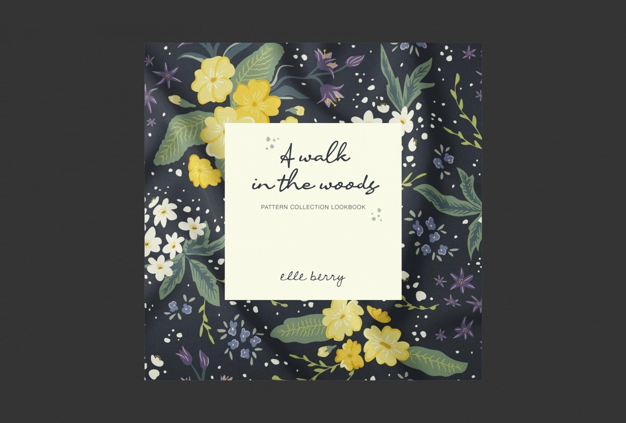 A walk in the woods | Pattern collection lookbook | elle berry ...