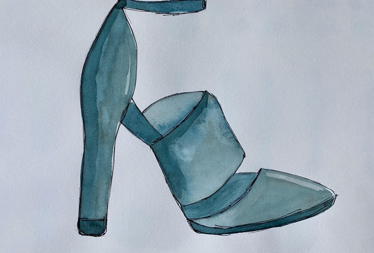 Watercolor shoe | Skillshare Student Project