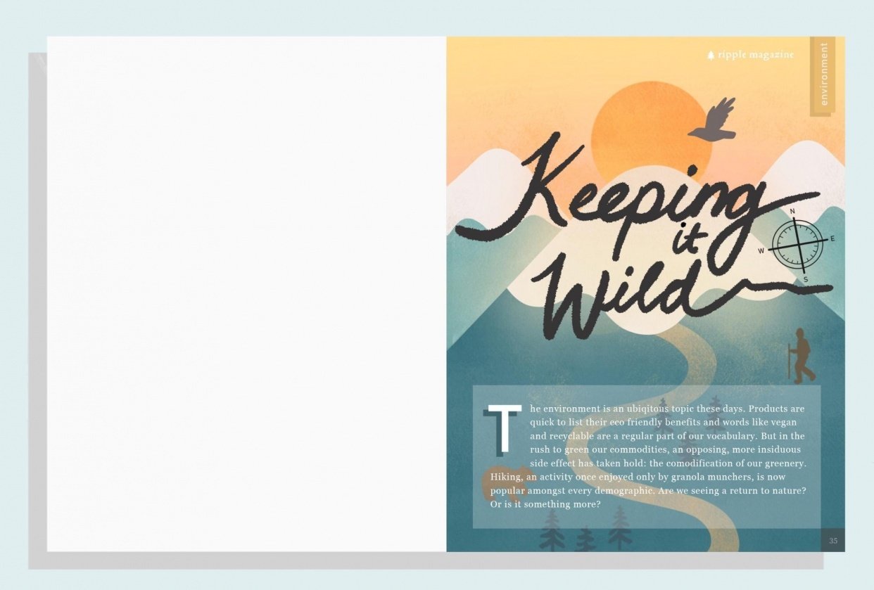 Keeping it Wild Page | Skillshare Student Project