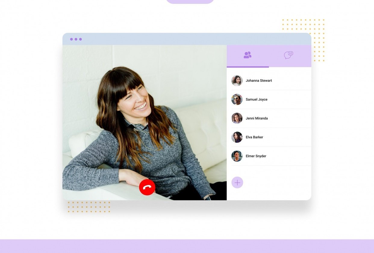 Chatapp homepage design practice | Skillshare Student Project