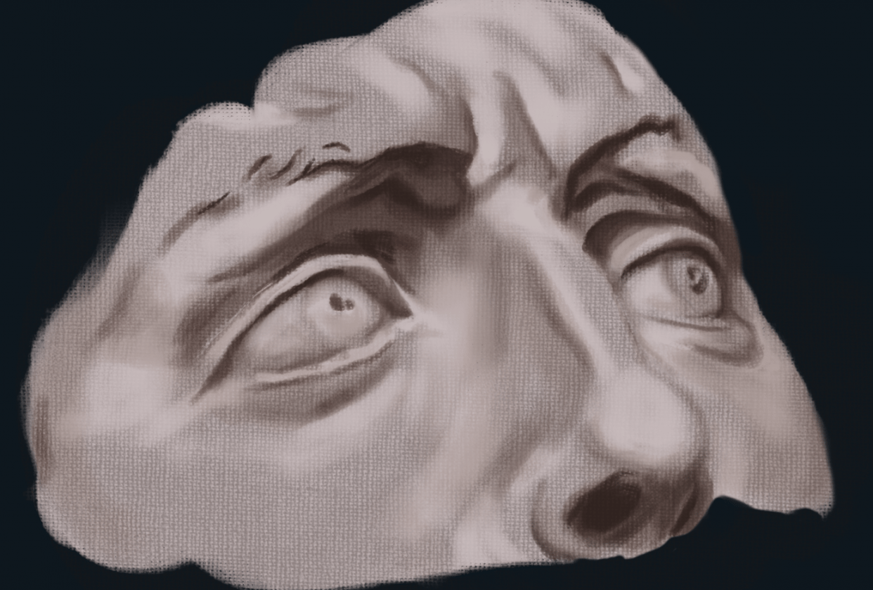 first time painting using hard and soft edges | Skillshare Student Project