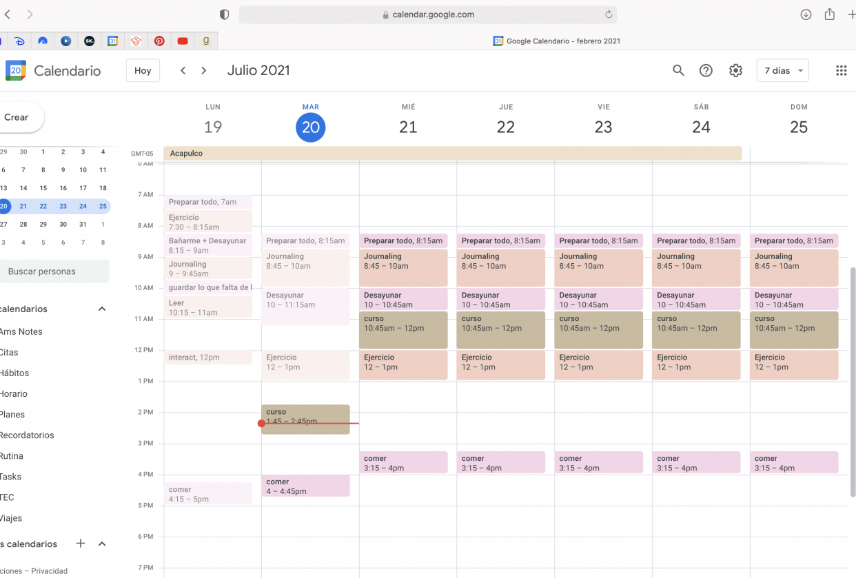 My Week | Skillshare Student Project