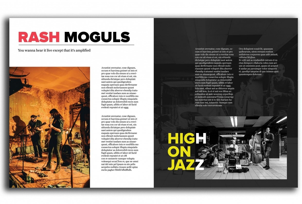 Magazine Spread. | Skillshare Student Project