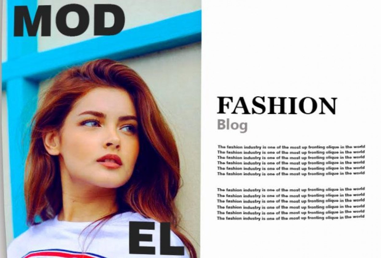 Fashion magazine design | Skillshare Student Project