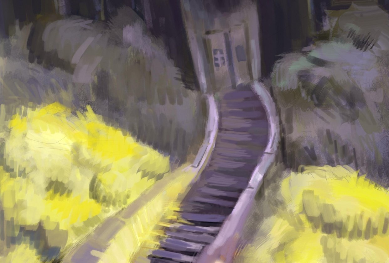 MY COLOR STUDY FROM YOUR TEMPLE PICTURE | Skillshare Student Project