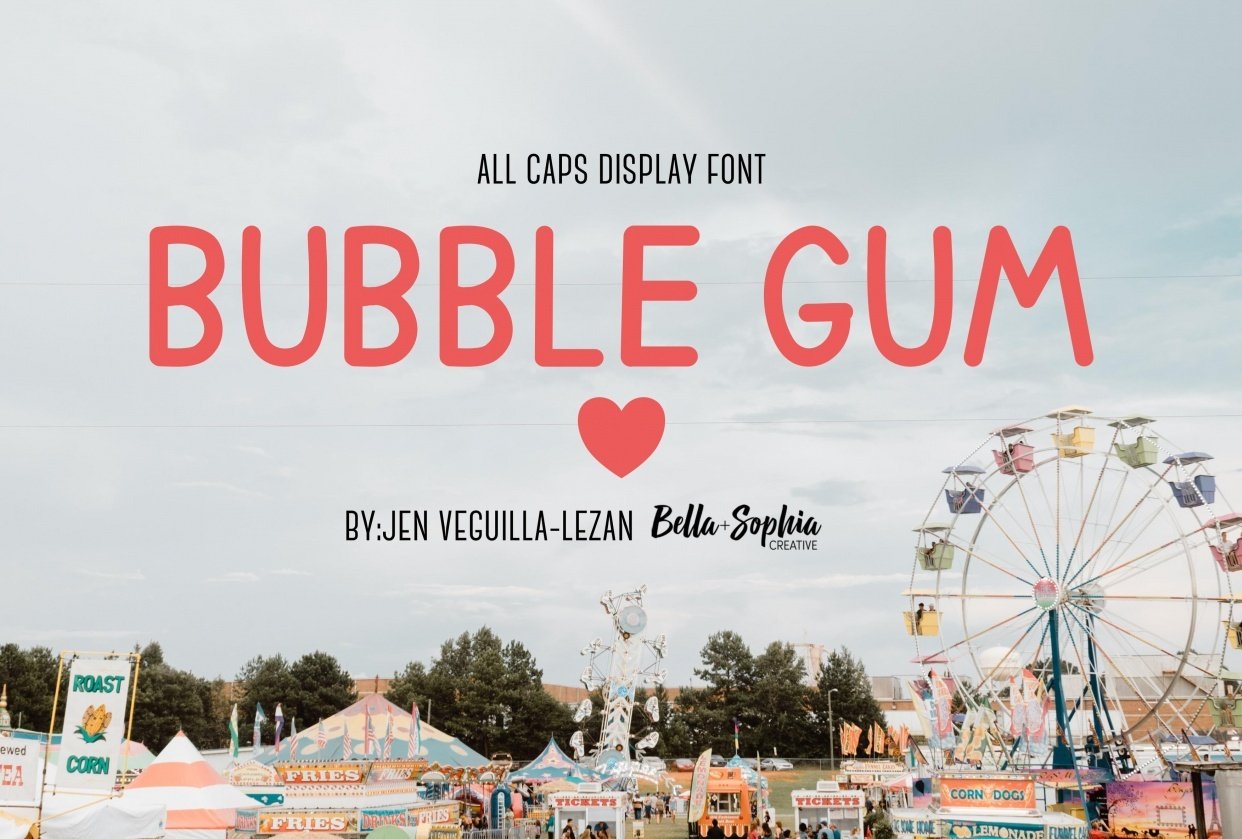 My Final Font - Bubble Gum | Skillshare Student Project