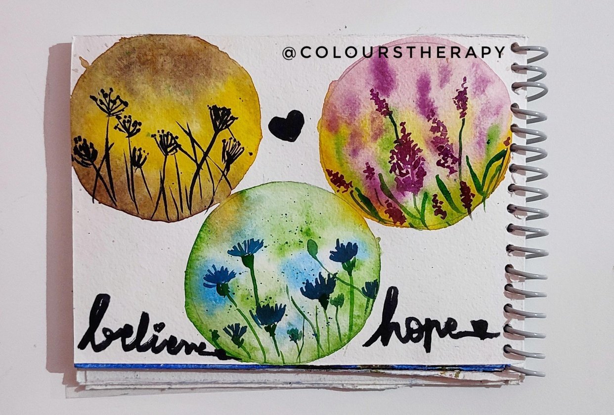 Watercolour meadows (Project 1,2 & 3 )