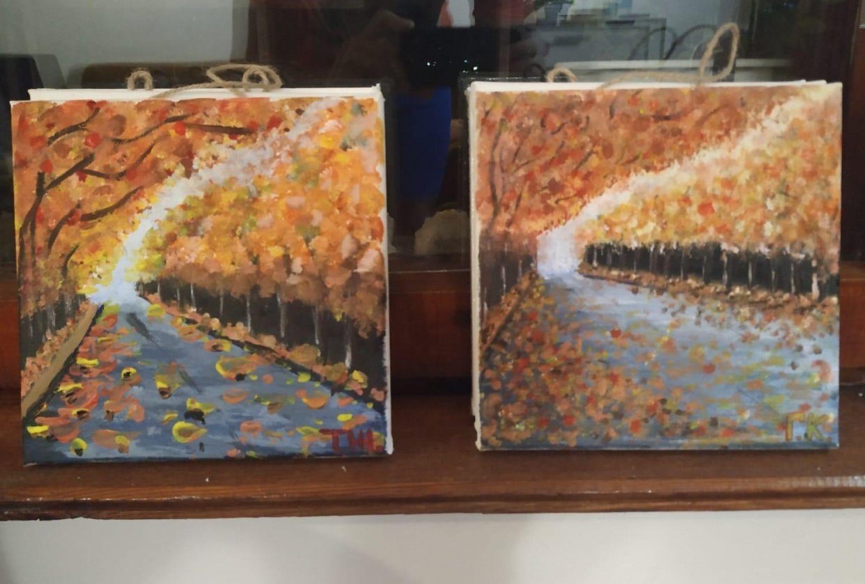 Acrylic Knife Painting for the first time | Skillshare Student Project