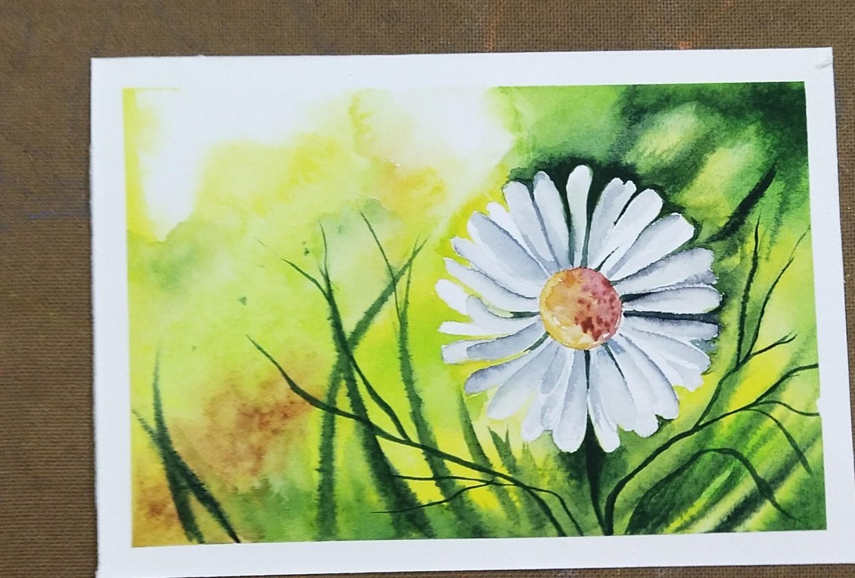 daisy painting | Skillshare Student Project