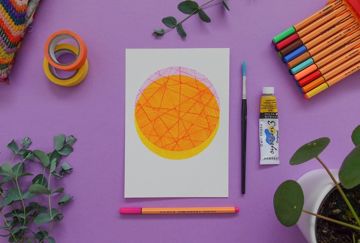 Drawing Patterns: 14 Days Of Mindful Drawing For Self-Care | Skillshare Student Project