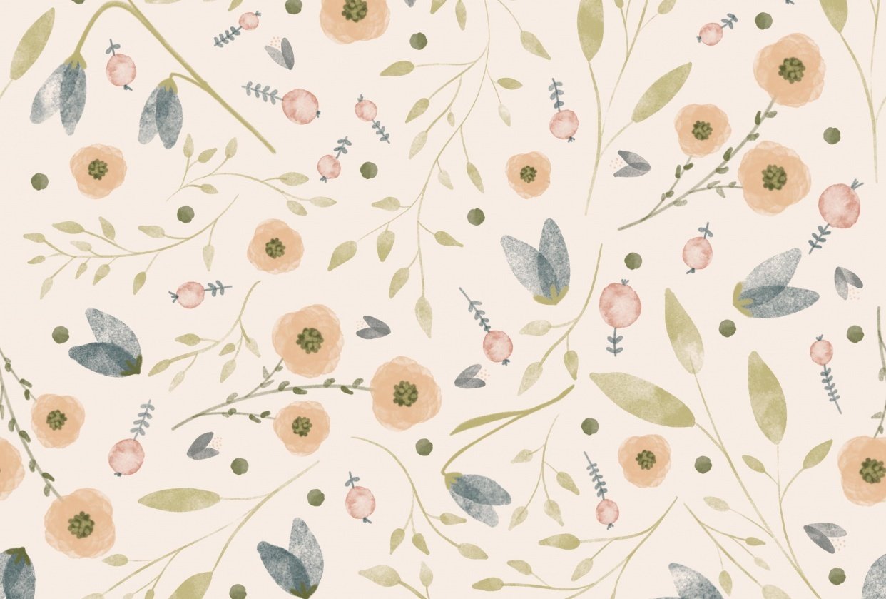 Floral Watercolour Pattern | Skillshare Student Project