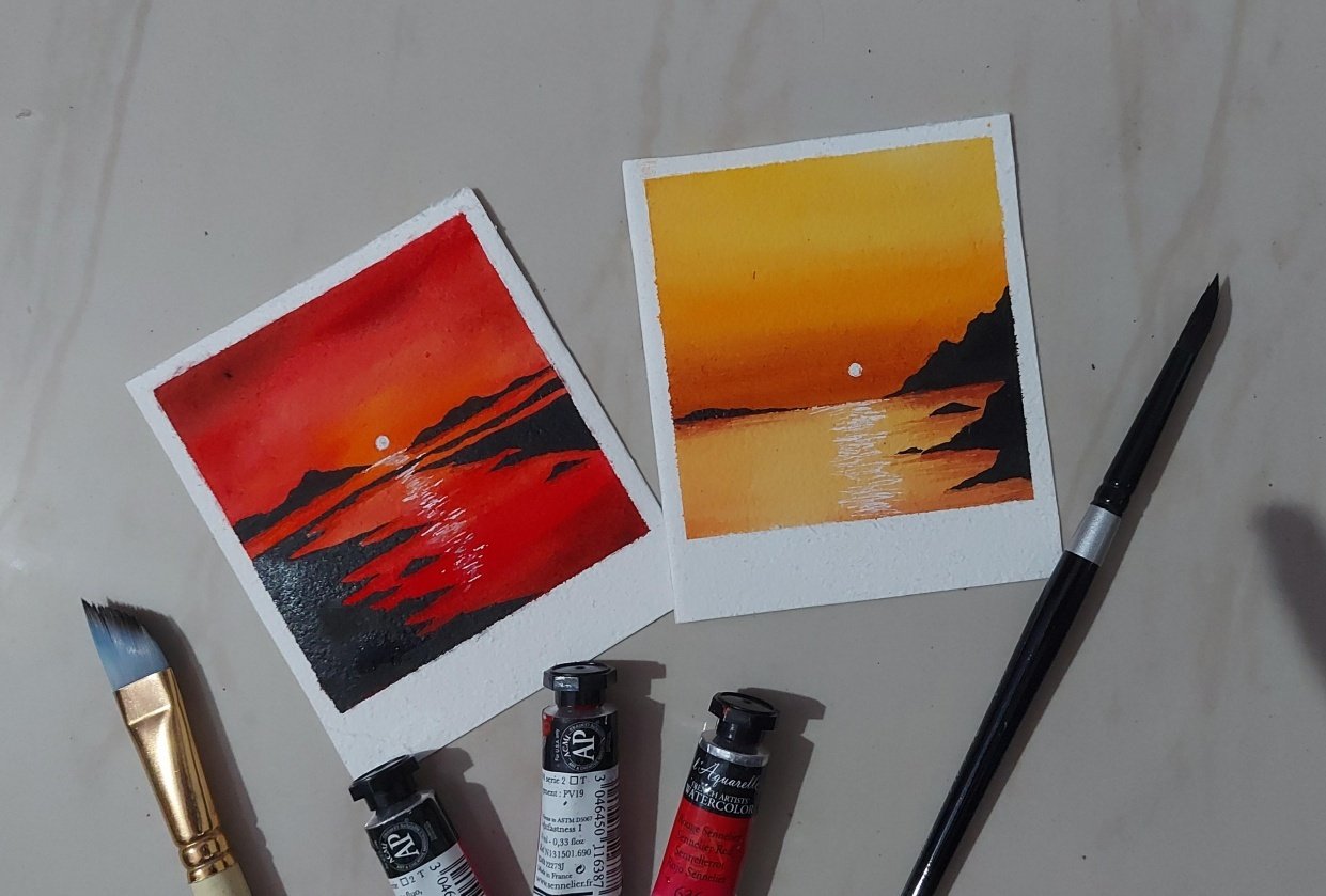 Mini sunsets | Skillshare Student Project