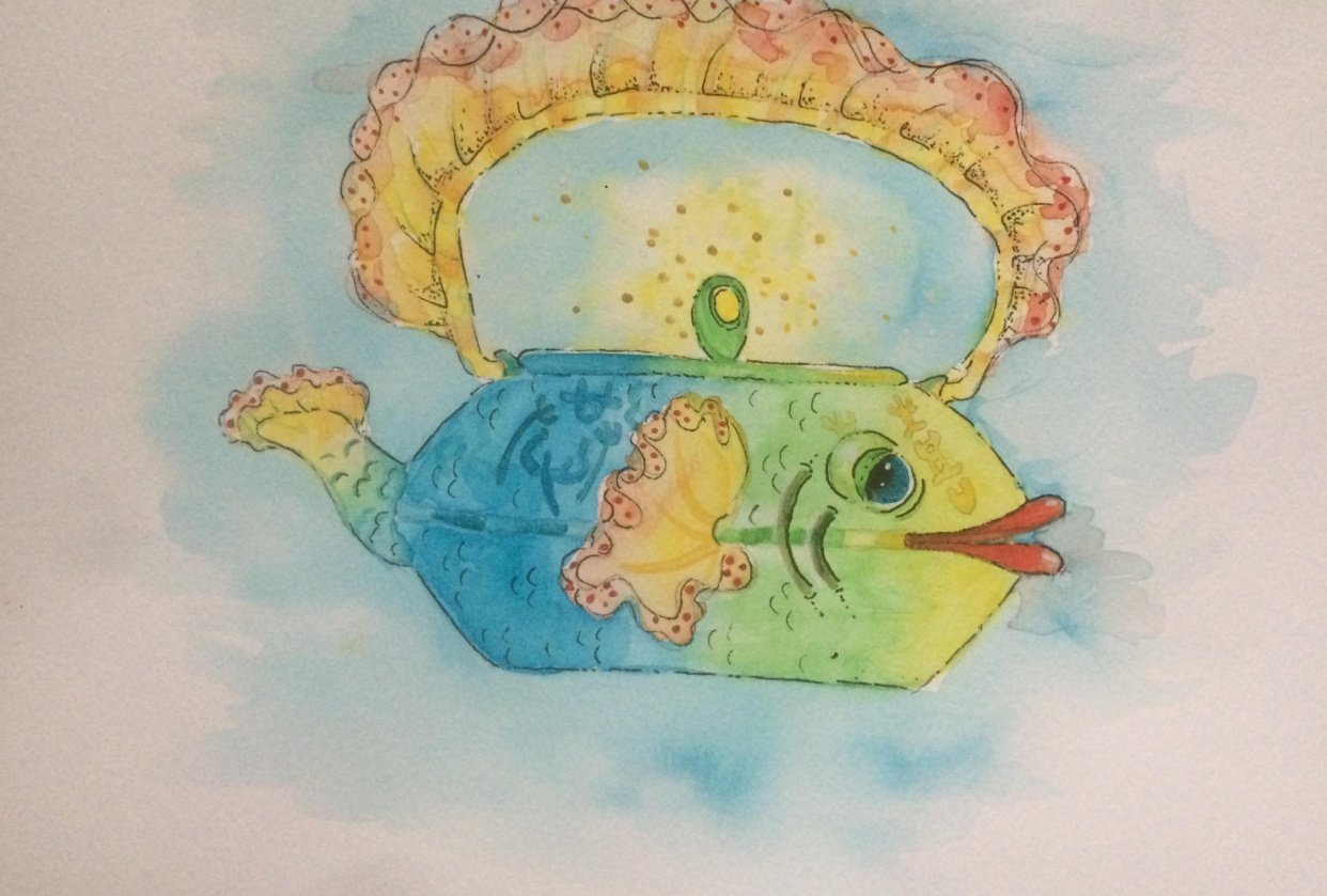 whimsical teapot | Skillshare Student Project