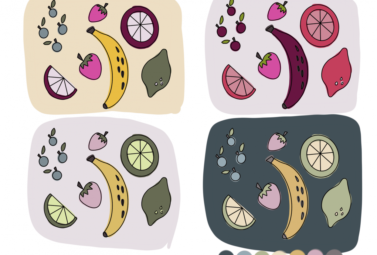 Fruit - Color Palette | Skillshare Student Project