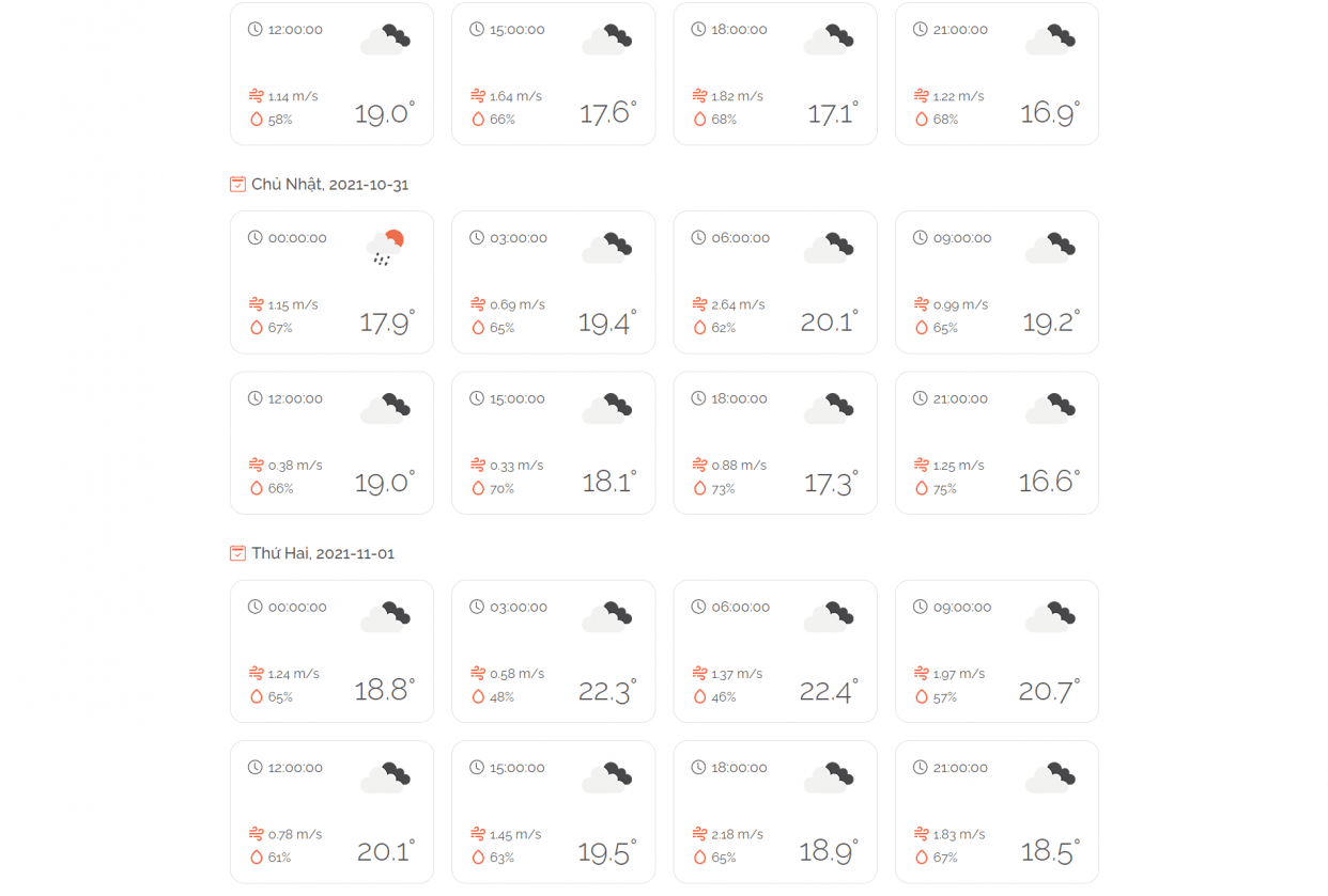 Weather Forecast | Skillshare Student Project