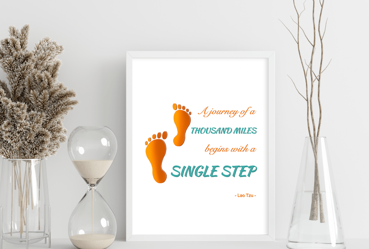 Inspirational quote to get successful | Skillshare Student Project