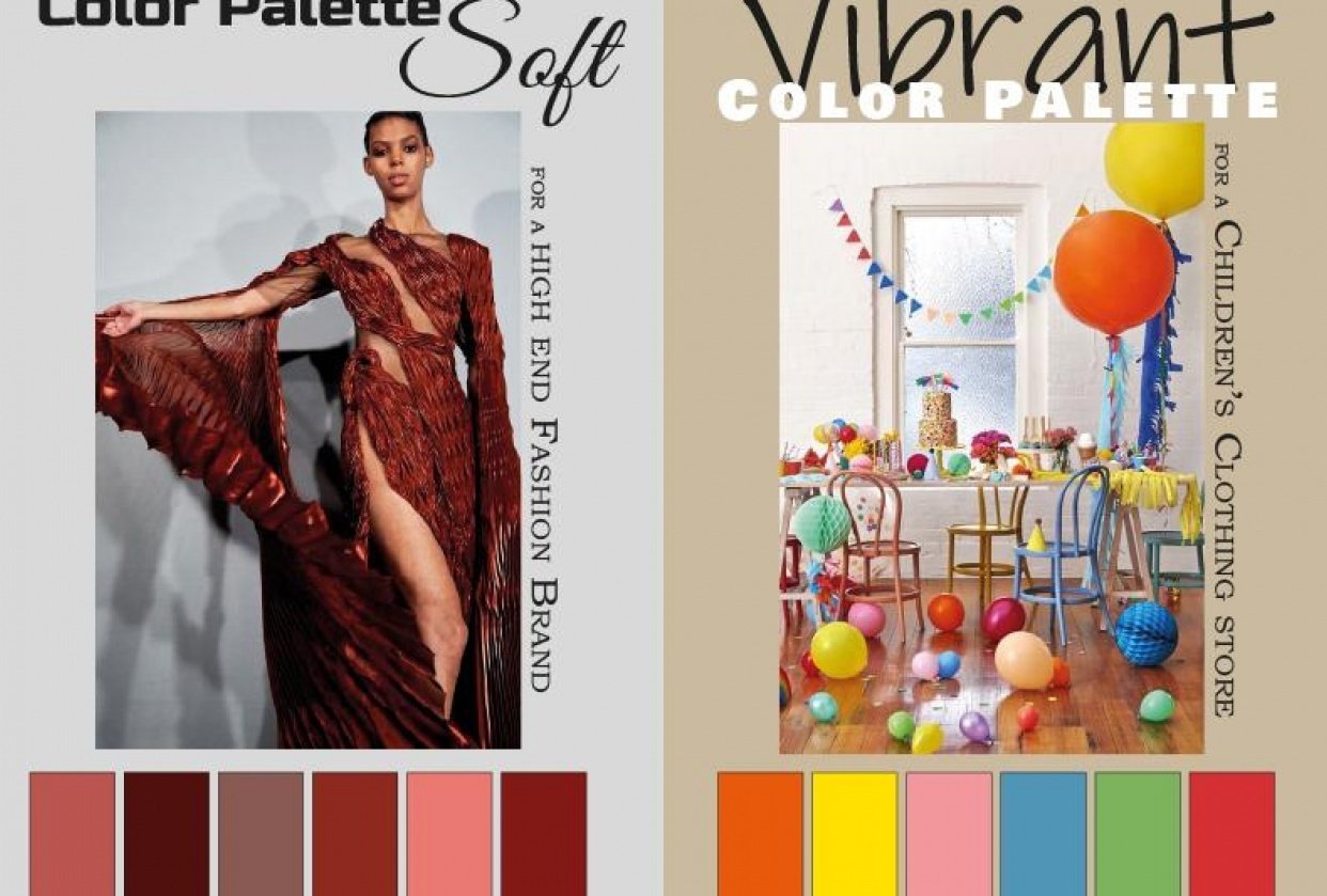 Soft and Vibrant color palettes in RGB and CMYK | Skillshare Student ...