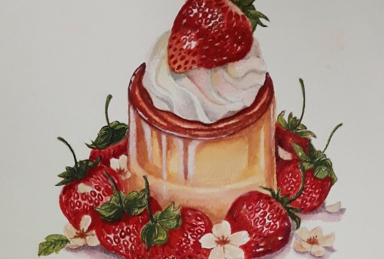 Flan dessert | Skillshare Student Project