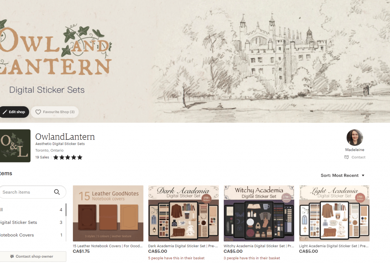 Opened my first shop | Skillshare Student Project