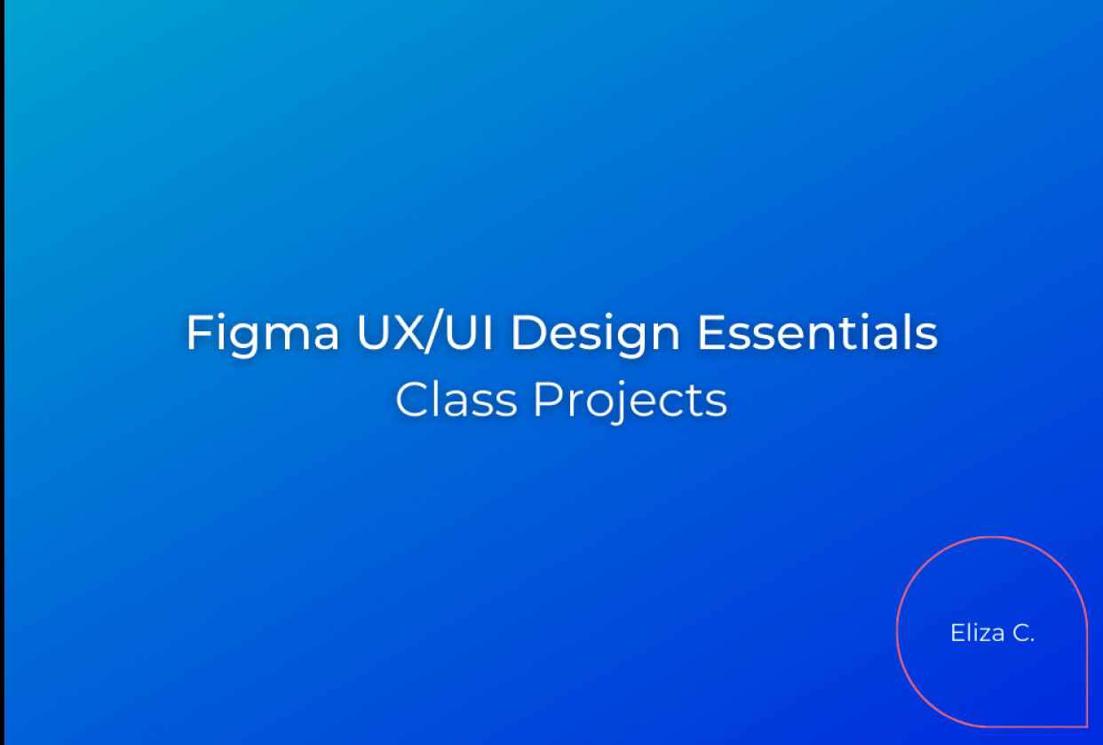 Figma Essentials - Project | Skillshare Student Project