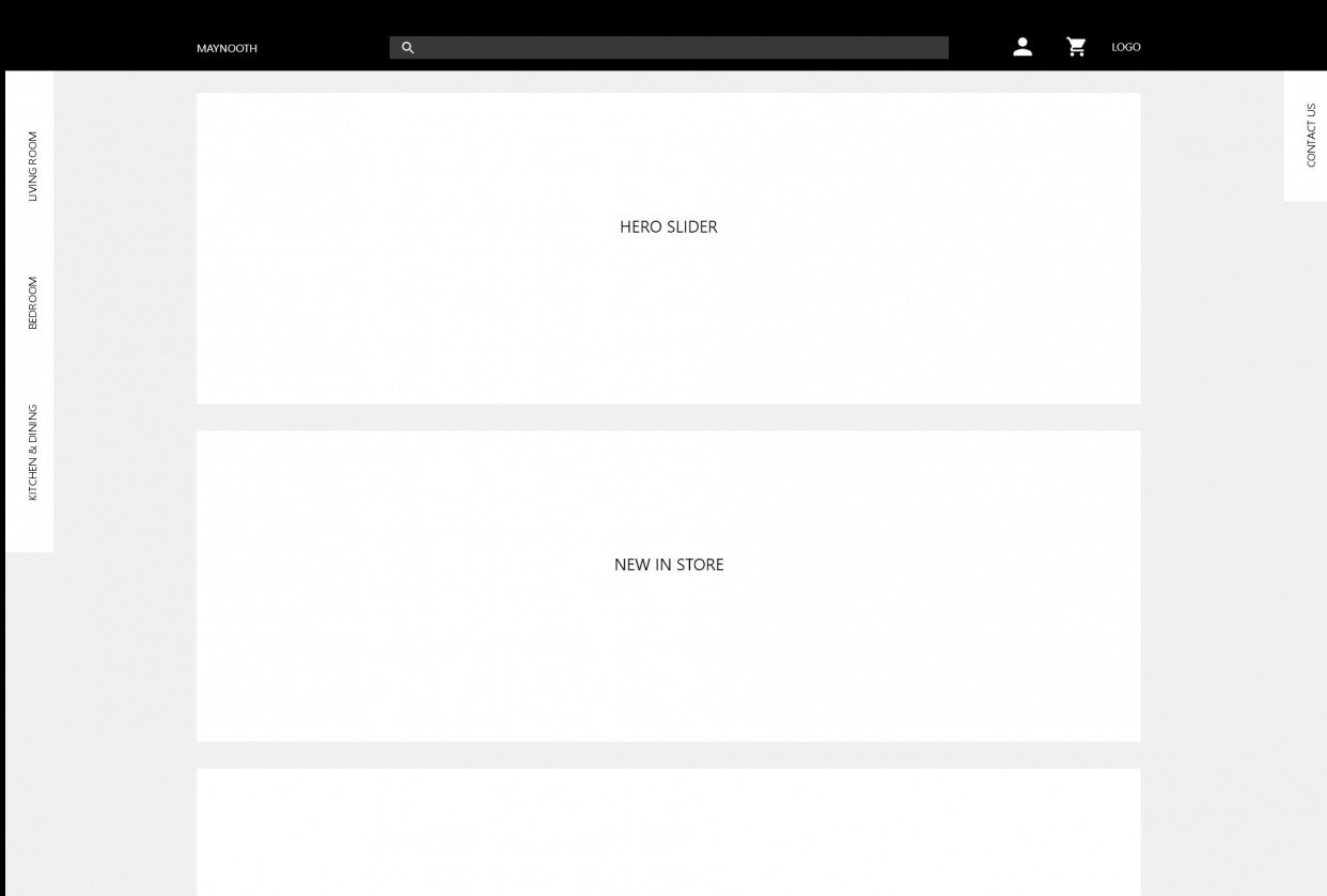 Maynooth wireframes v1.0 | Skillshare Student Project