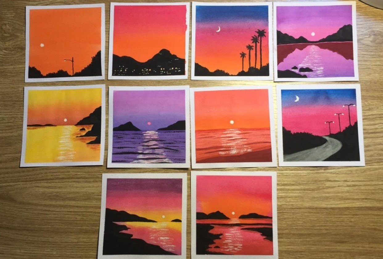 Mini Sunsets | Skillshare Student Project
