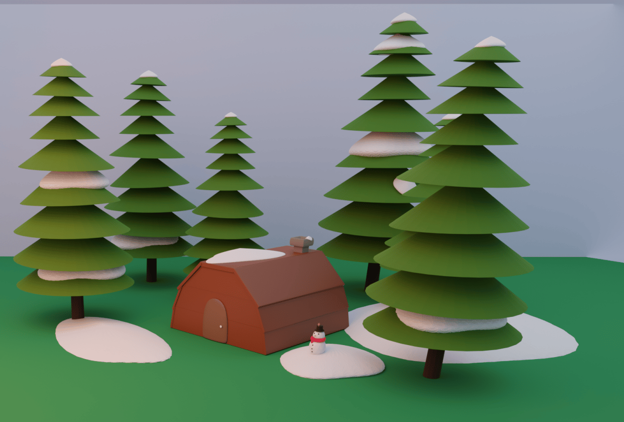 3D Modeling In Blender For Beginners Christmas Cabin Skillshare 3D Modeling In Blender For Beginners Christmas Cabin Skillshare