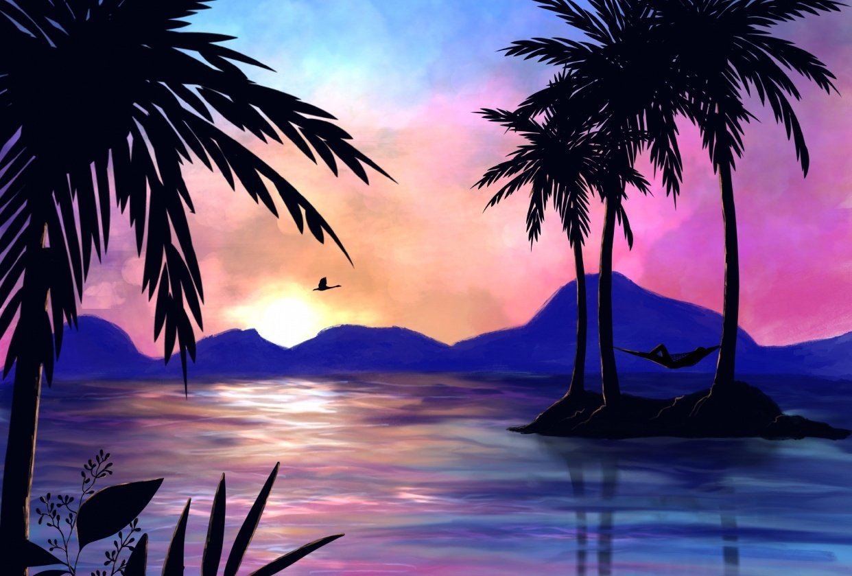 My take on the sunset :) | Skillshare Student Project