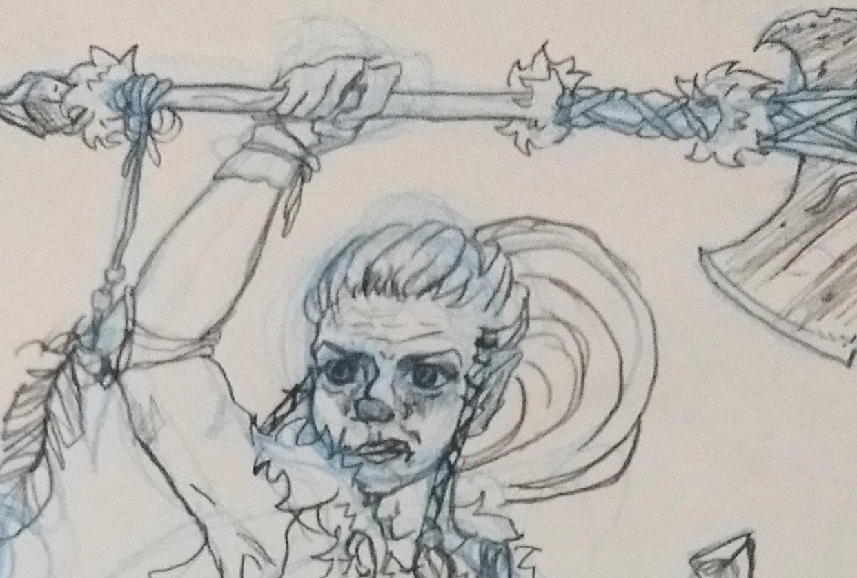 Random Warrior design | Skillshare Student Project