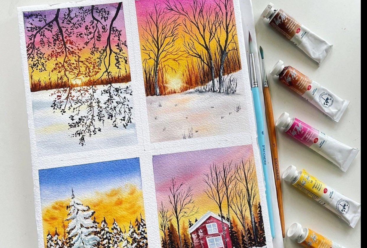 Winter sunsets | Skillshare Student Project