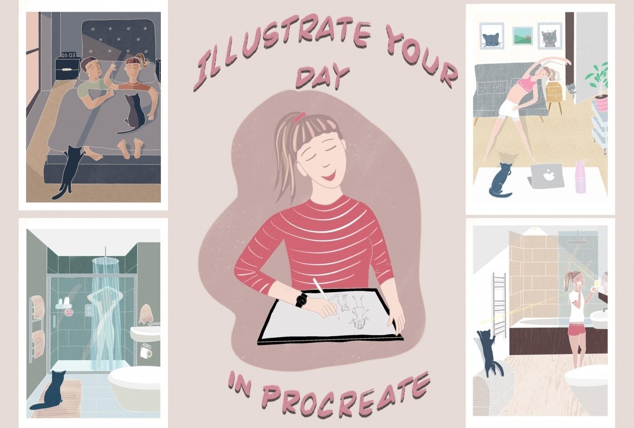 Draw your day in Procreate | Skillshare Student Project