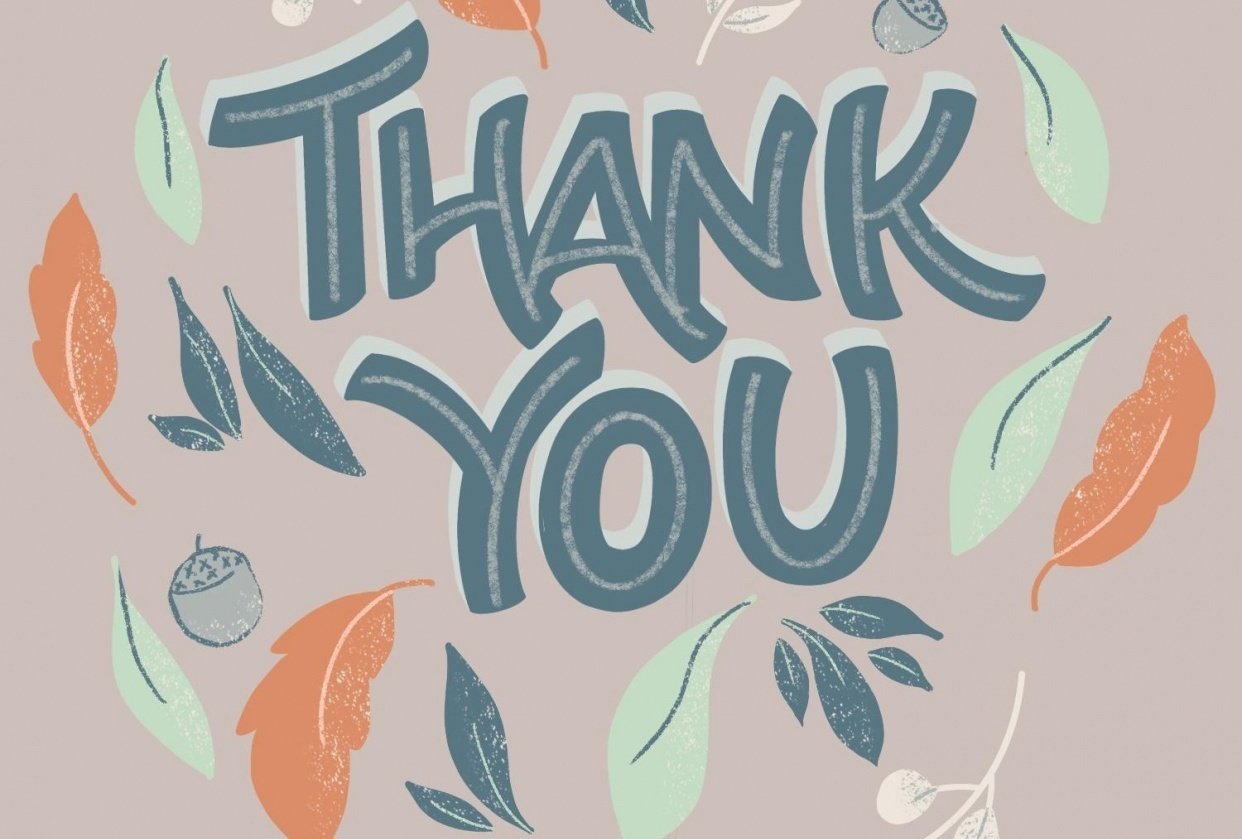 Thank you card practice | Skillshare Student Project