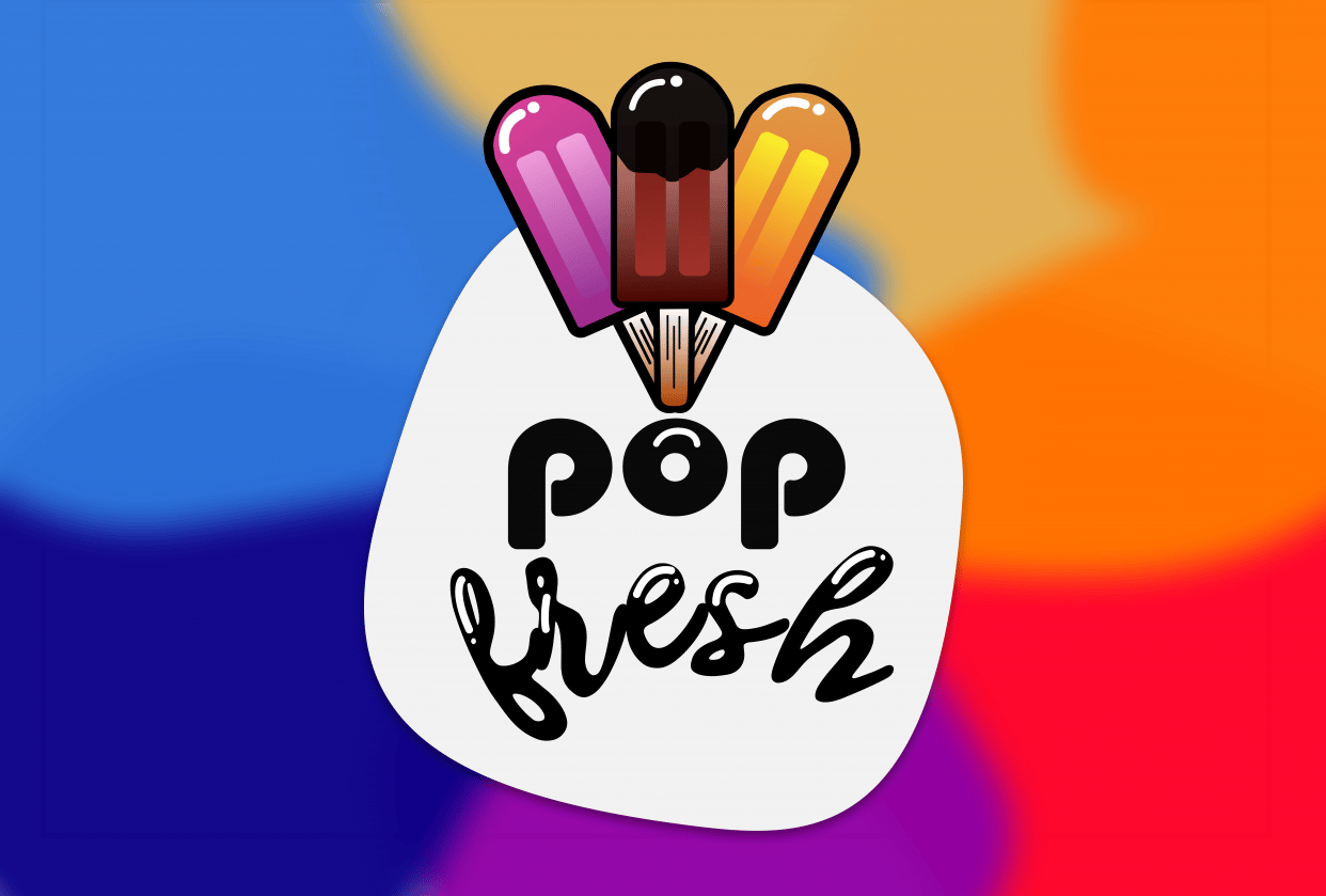 Pop Fresh Logo | Skillshare Student Project