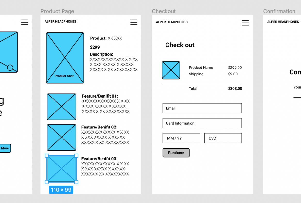 Class Project 02 - Wireframe | Skillshare Student Project