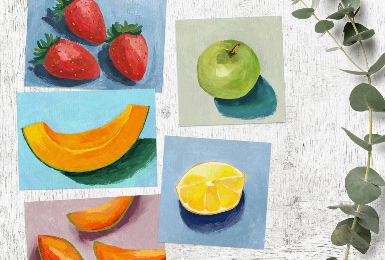 Still Life Fruit | Skillshare Student Project