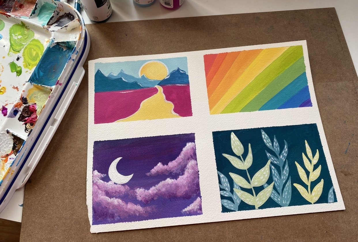 Gouache Practice | Skillshare Student Project