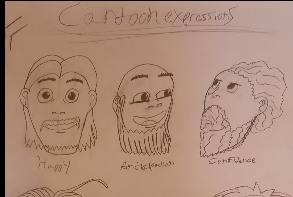 My random cartoon expressions | Skillshare Student Project