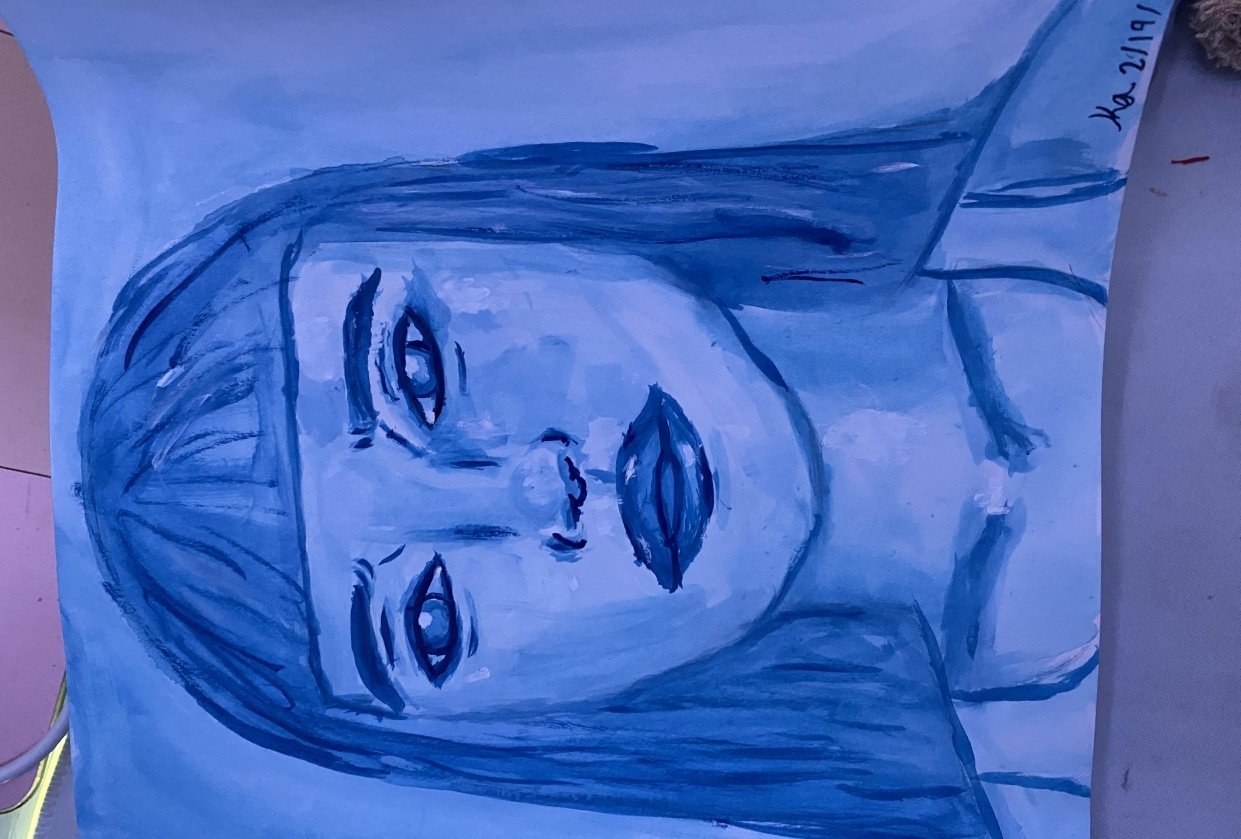 Monochromatic portrait | Skillshare Student Project