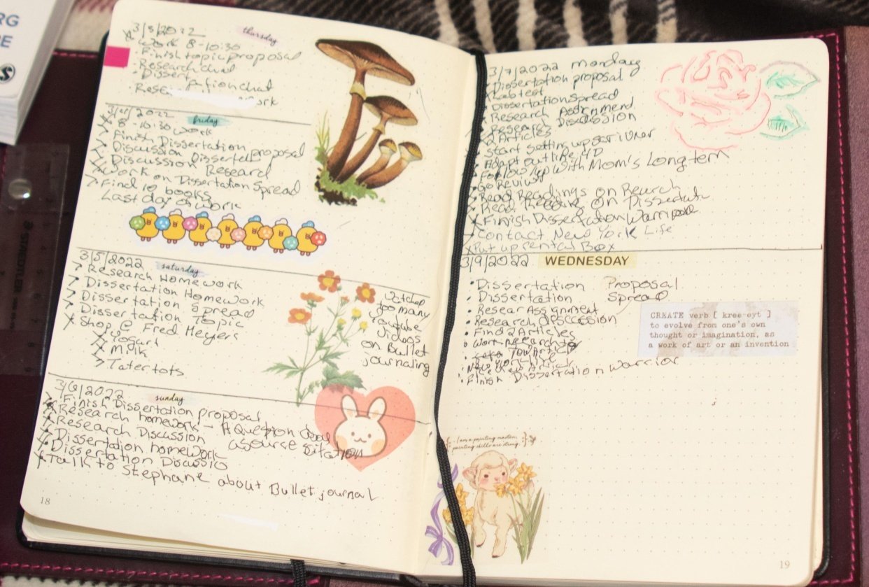 my messy but colorful week | Skillshare Student Project