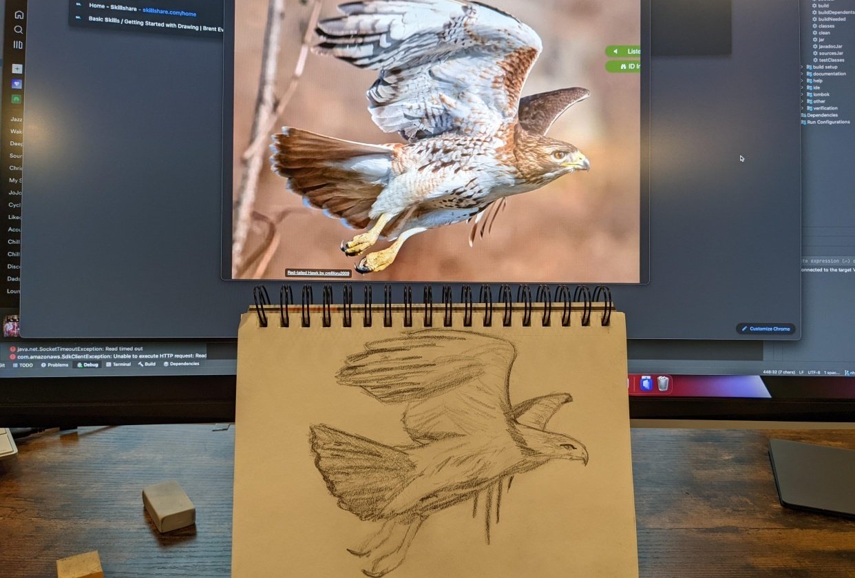 First ever real drawing | Skillshare Student Project