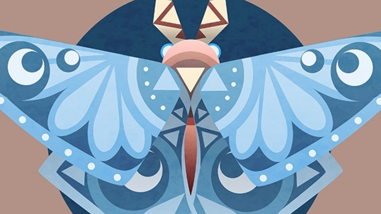 Geometric Animal: Moth Illustration | Skillshare Student Project