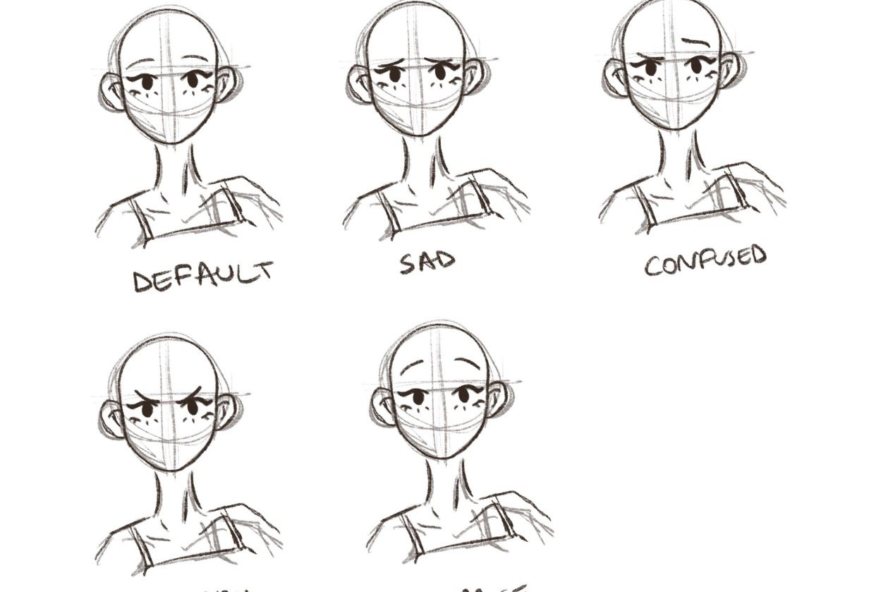 Head: Adding Emotion With the Eyebrows | Skillshare Student Project