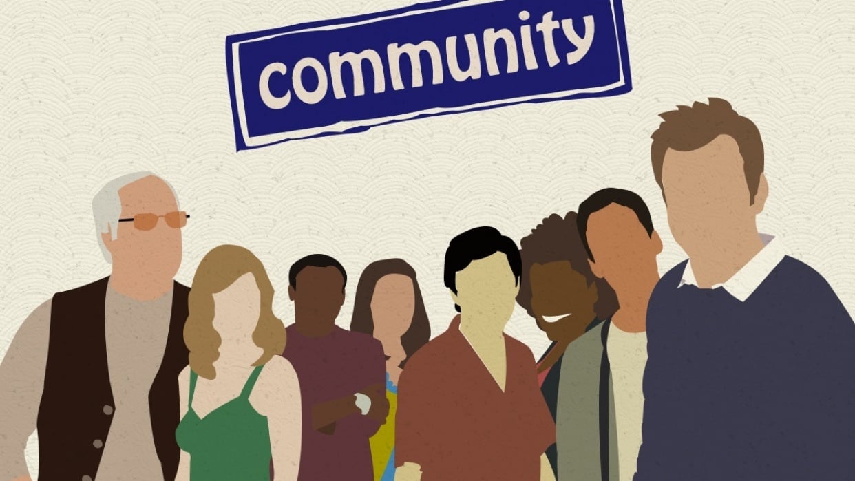 Community retro poster | Skillshare Student Project