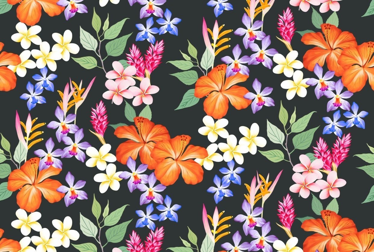 Tropical Flowers | Skillshare Student Project