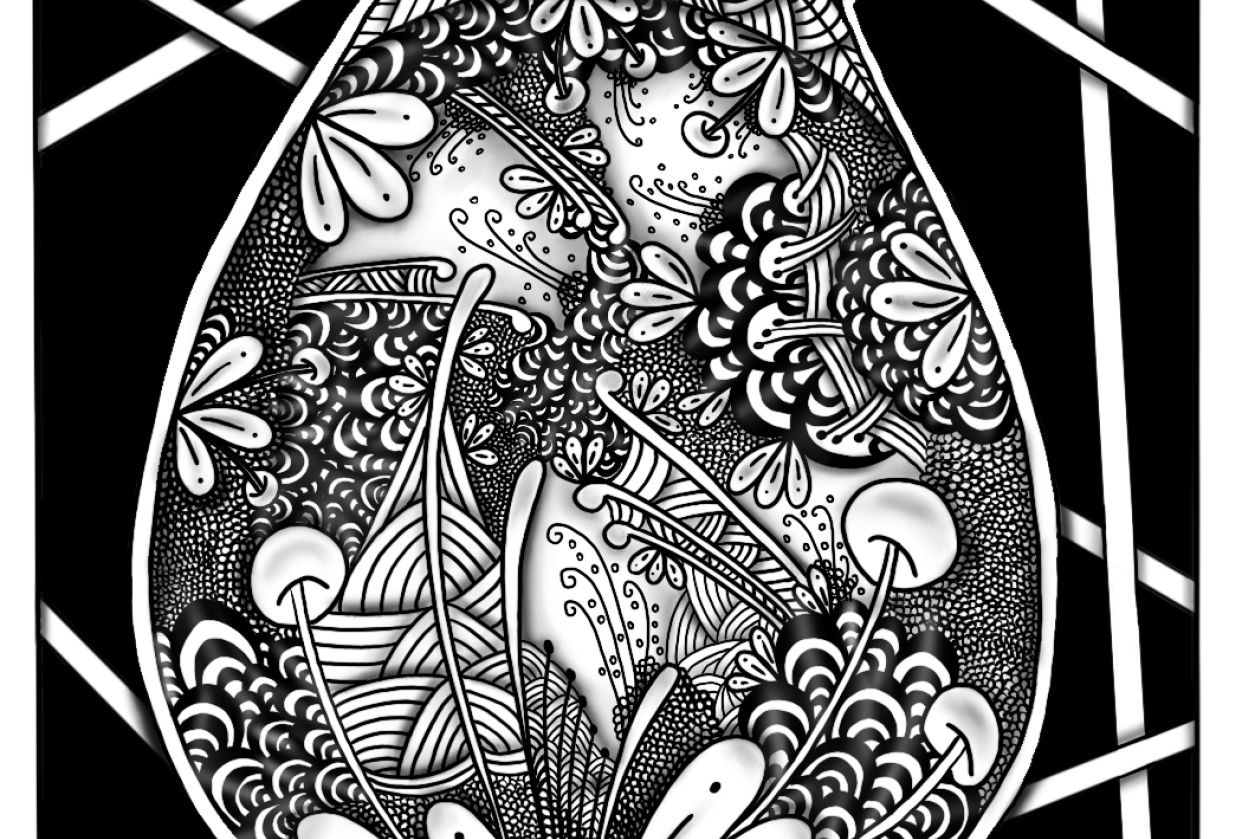 Zentangle Eastern Egg | Skillshare Student Project