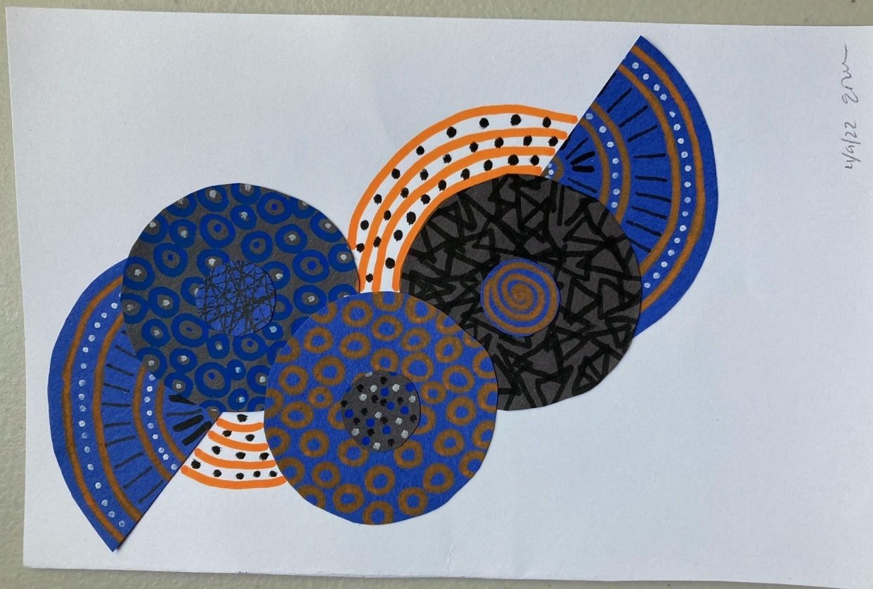 Abstract Pattern Collages | Skillshare Student Project